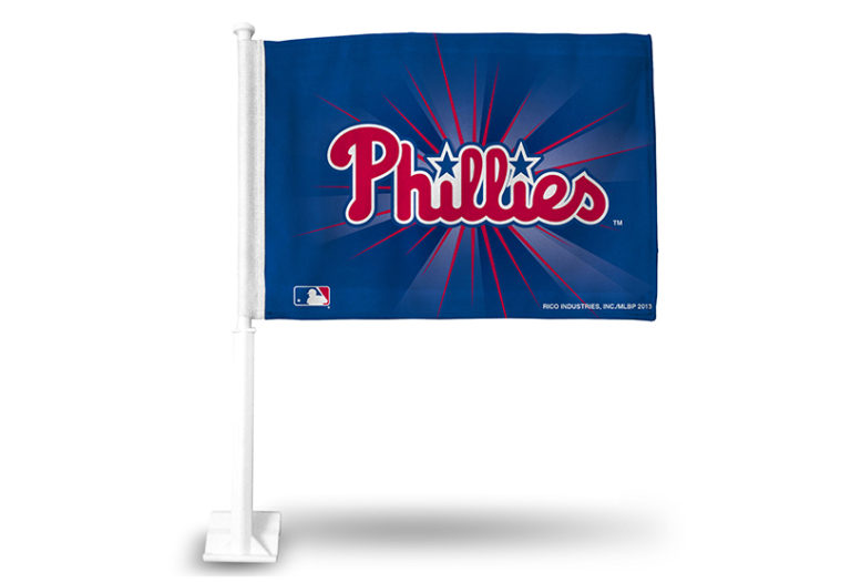 Philadelphia Phillies Car Flag | Flag Corps, Inc. Flags & Flagpoles